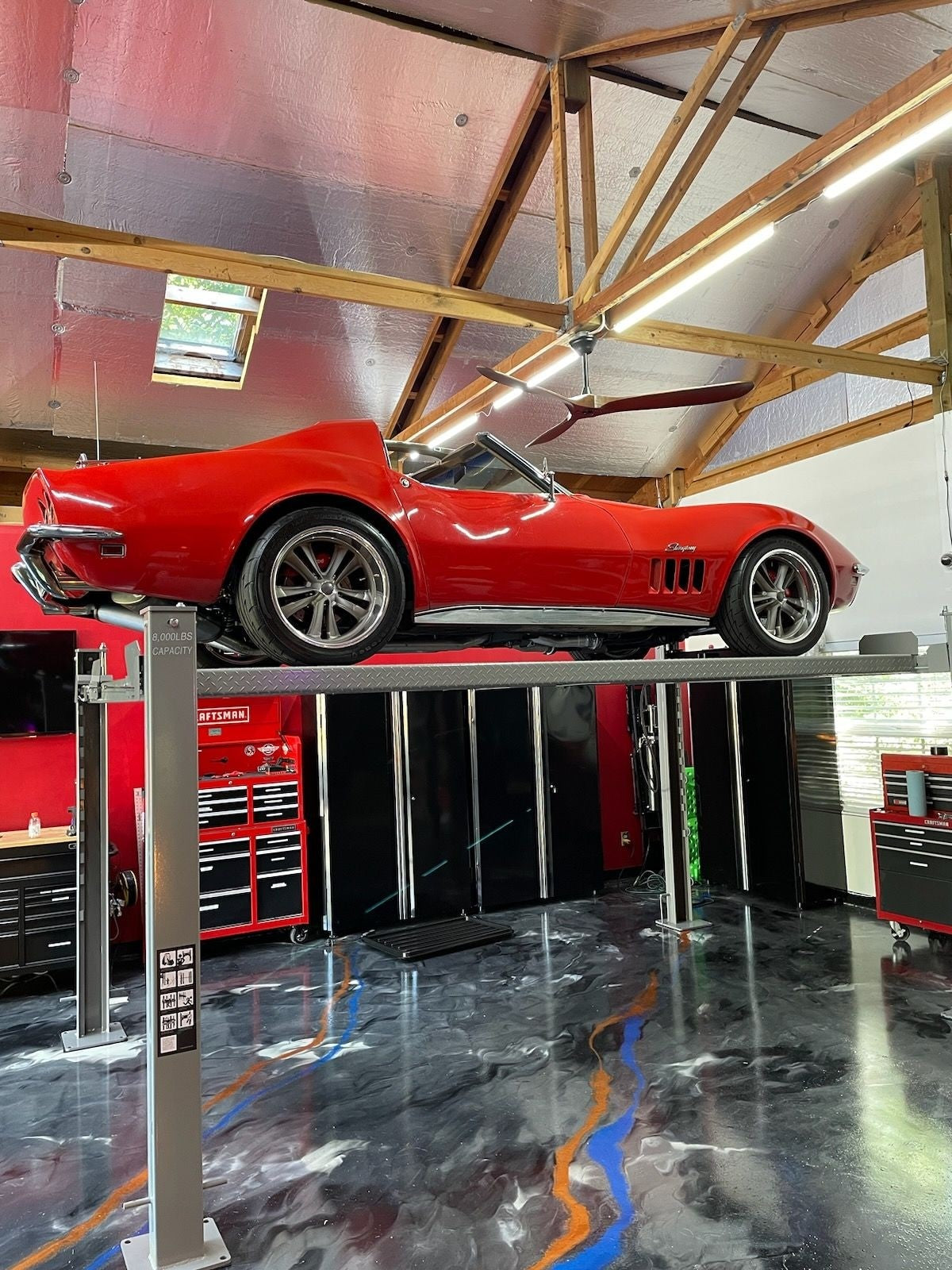 Triumph Storage Lift NSS8, 4 Post Parking lift, 8,000-lb Capacity - All ...