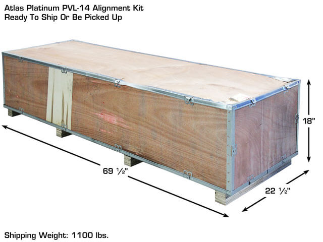 Atlas® Platinum Wheel Alignment Kit with Slip Plates and Turn Tables ...