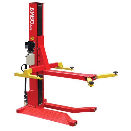 AMGO SML-7 - 7,000 lb. Portable Single Post Auto Lift - All Automotive ...